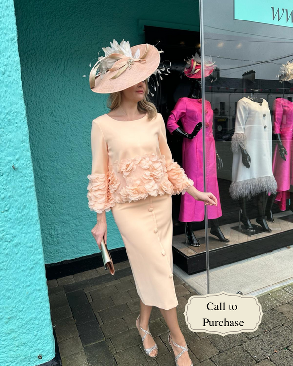 Crepe Pencil Style Dress With Matching Jacket | www.isobel.ie - Isobel.ie